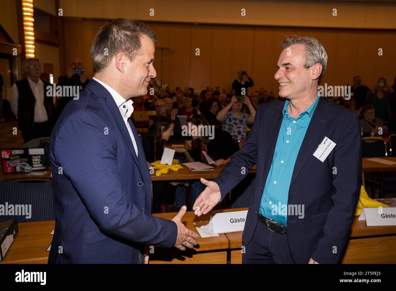 DJV Bundesverbandstag 2023 in Magdeburg Mika Beuster Hessen, hier mit ...