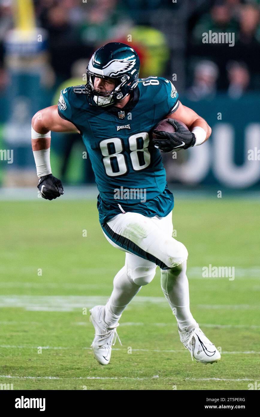 Philadelphia Eagles tight end Dallas Goedert (88) in action during the NFL football game against ...