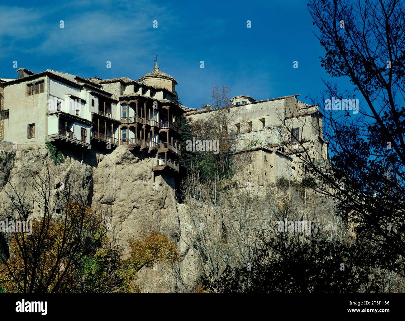 CASAS COLGADAS. Location: EXTERIOR. BASIN. CUENCA. SPAIN Stock Photo ...