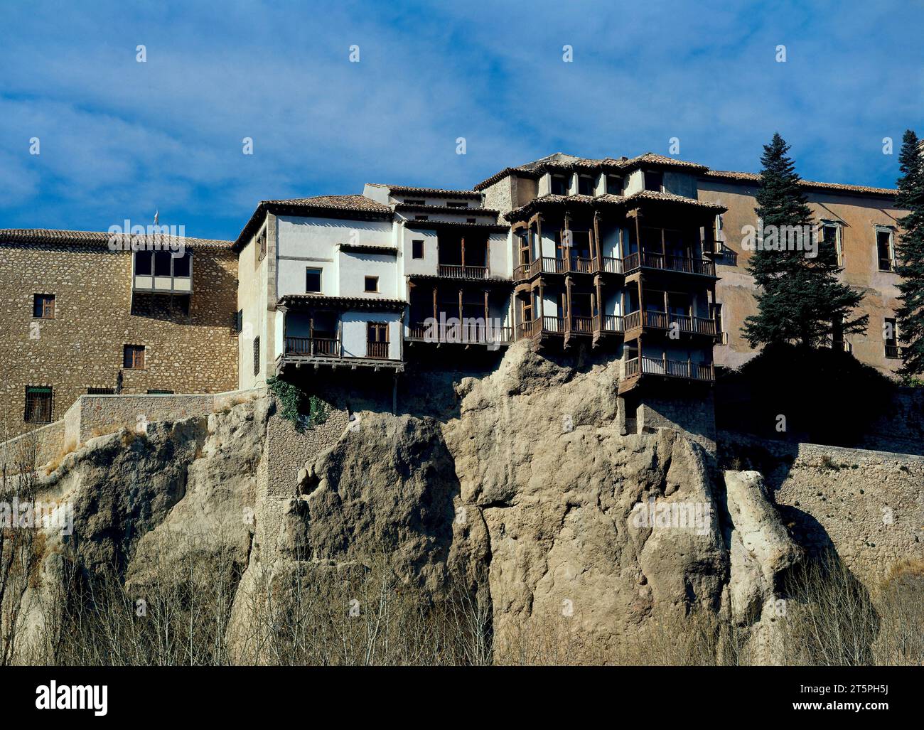 CASAS COLGADAS. Location: EXTERIOR. BASIN. CUENCA. SPAIN Stock Photo ...