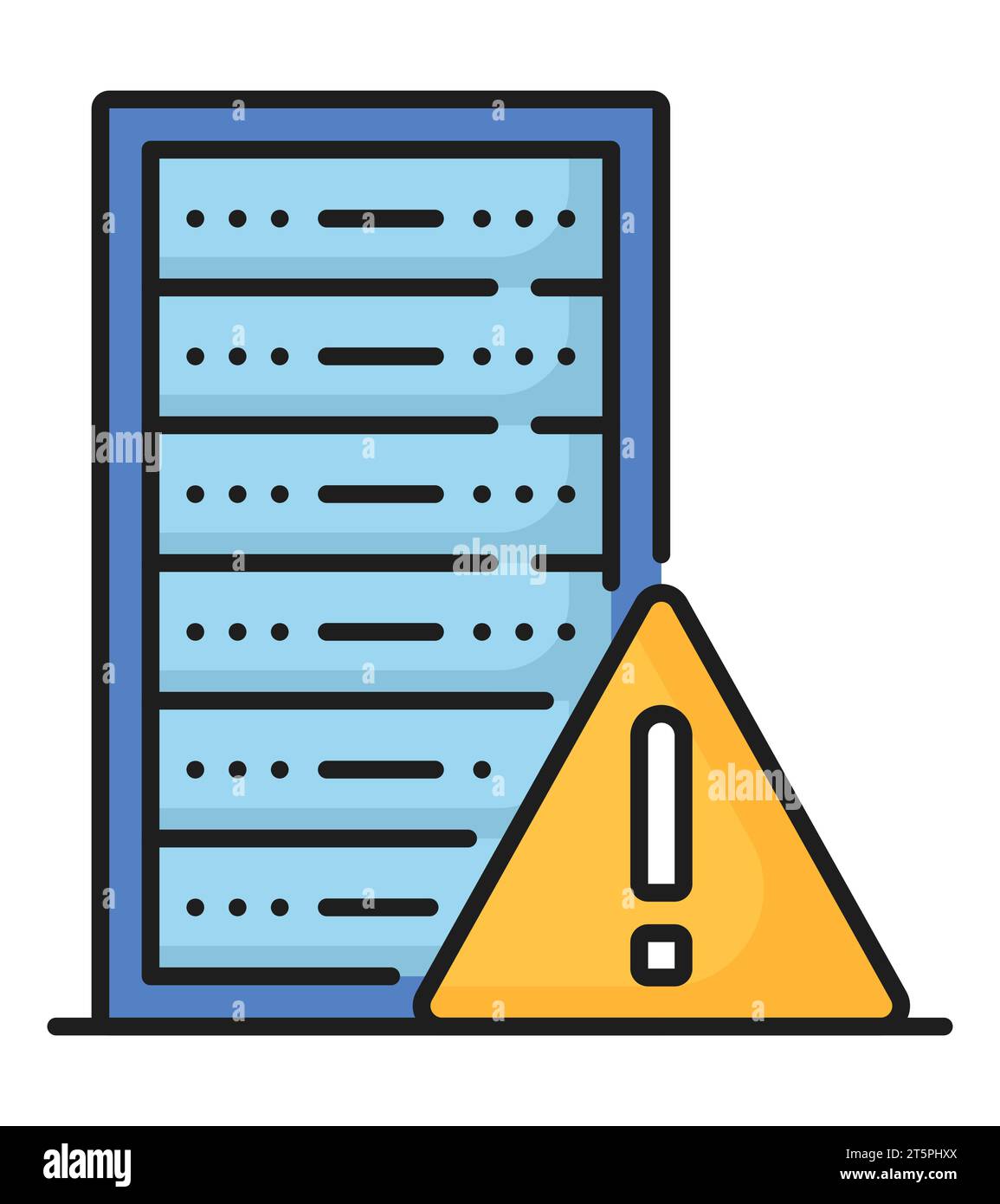 Database icon exclamation mark hi-res stock photography and images - Alamy