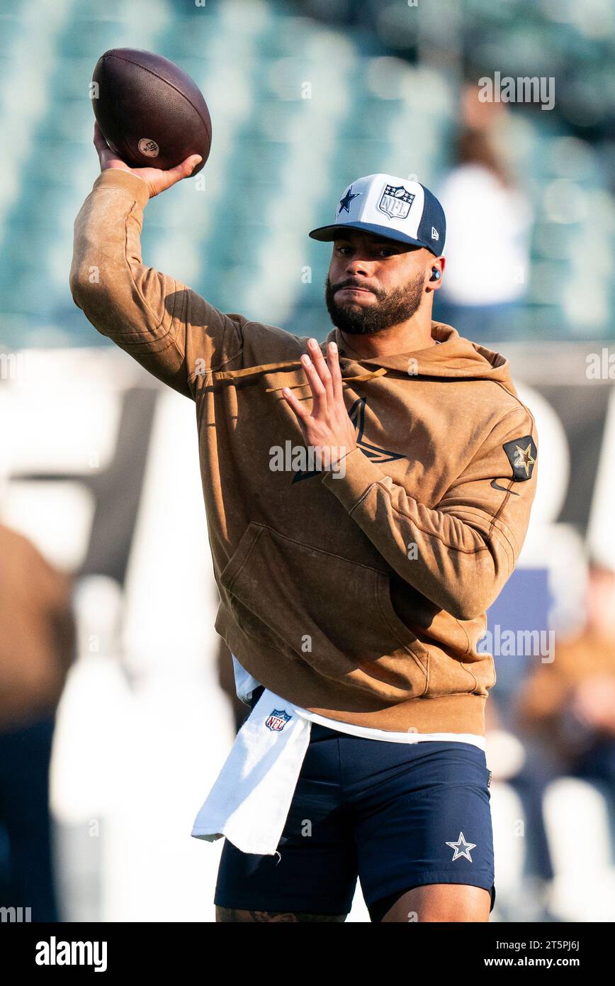 Dallas Cowboys quarterback Dak Prescott (4) in action prior to the NFL ...