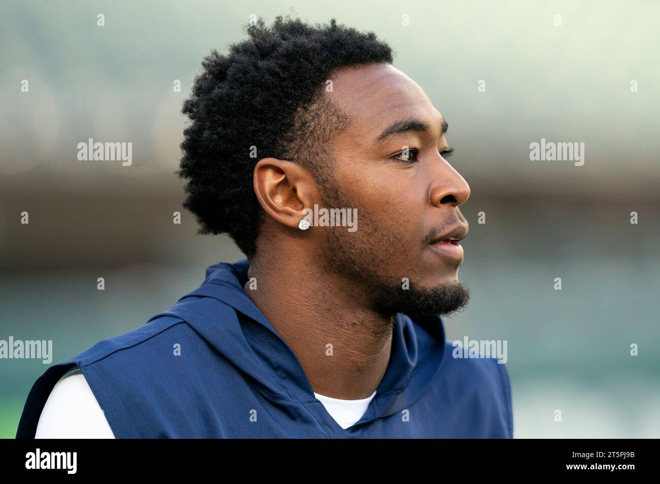 Dallas Cowboys wide receiver Jalen Brooks (83) looks on prior to the ...