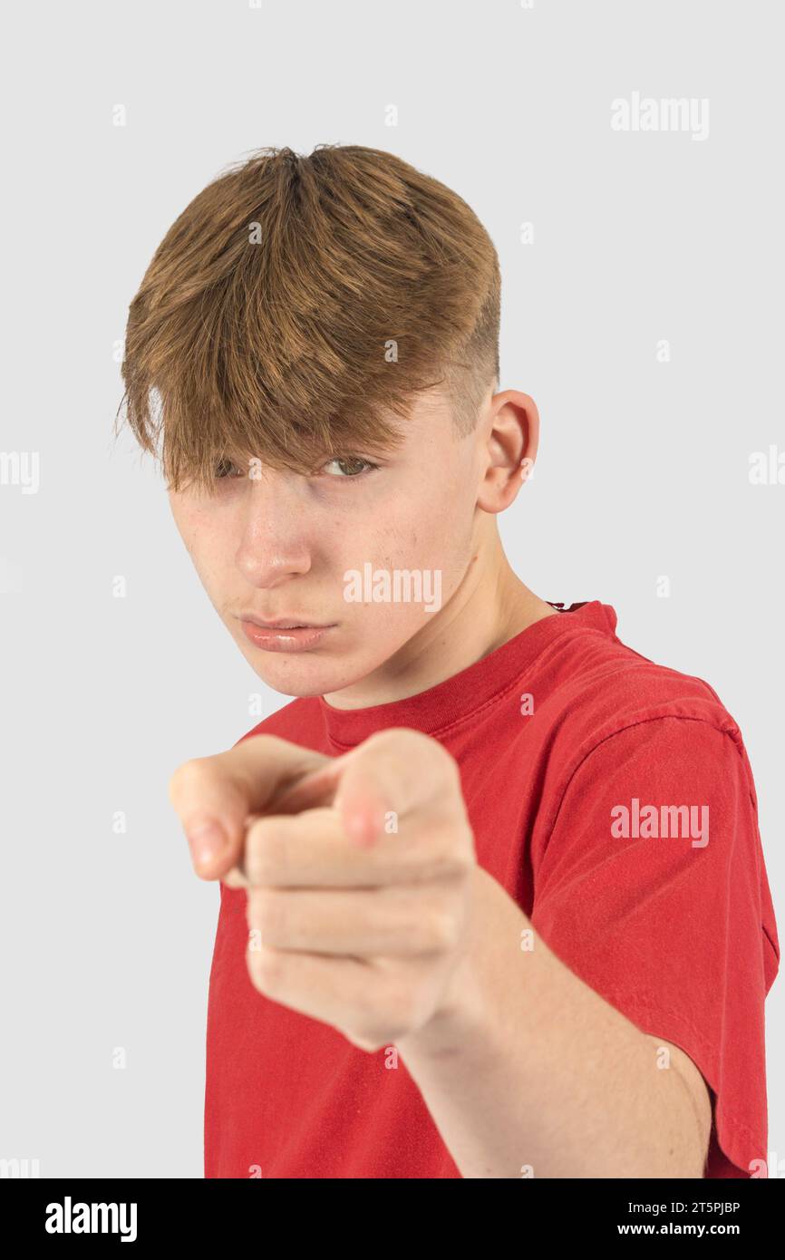 Headshot sad teen boy hi-res stock photography and images - Alamy