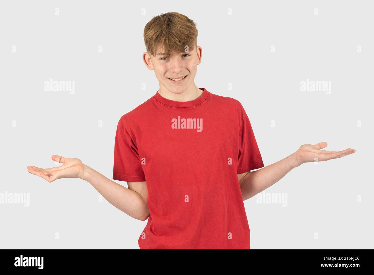 Shrug teen hi-res stock photography and images - Alamy
