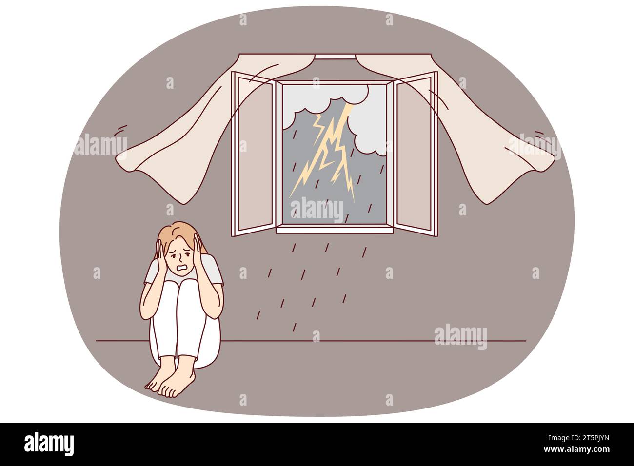 Sound Of Rain On The Window Cut Out Stock Images And Pictures Alamy
