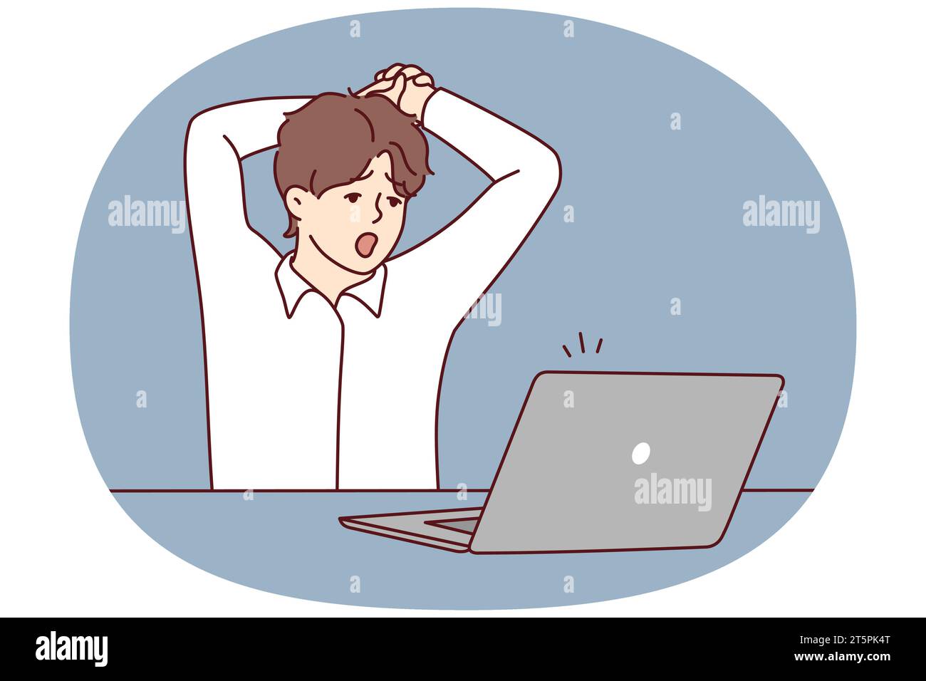 Office intern Stock Vector Images - Alamy