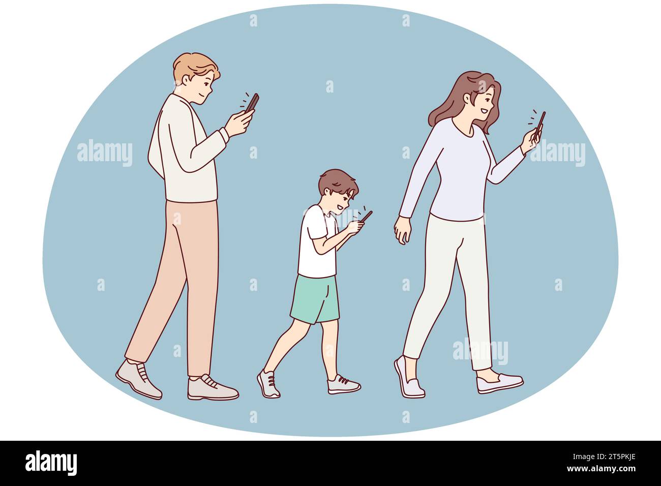 Small mobile phones Stock Vector Images - Alamy