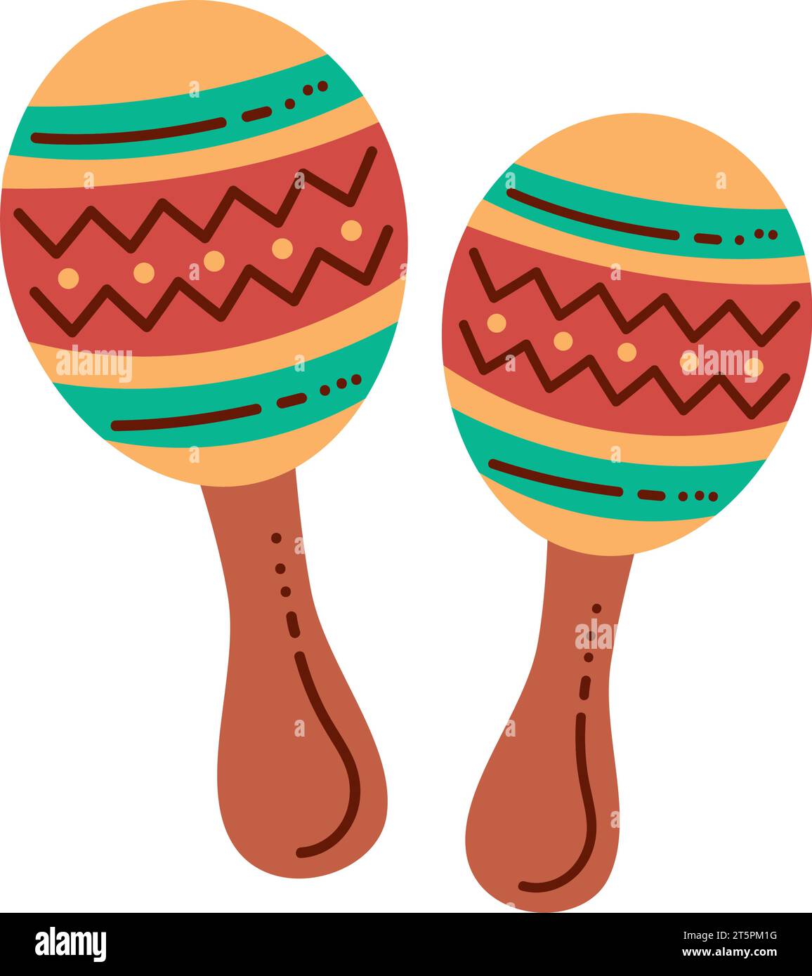 hispanic heritage maracas vector isolated Stock Vector Image & Art - Alamy