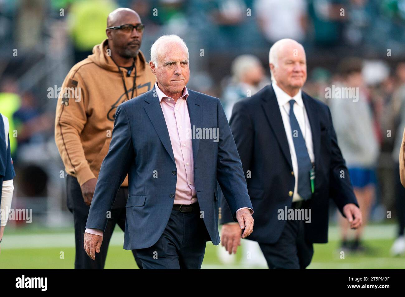 Philadelphia Eagles owner Jeffery Lurie looks on prior to the NFL ...