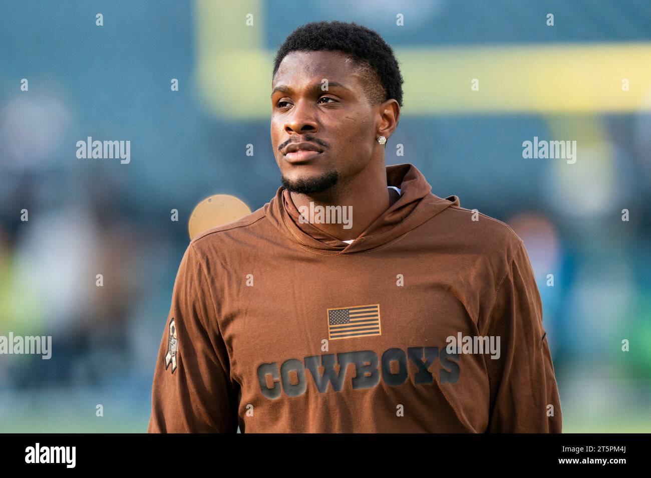 Dallas Cowboys cornerback Nahshon Wright (25) looks on prior to the NFL ...