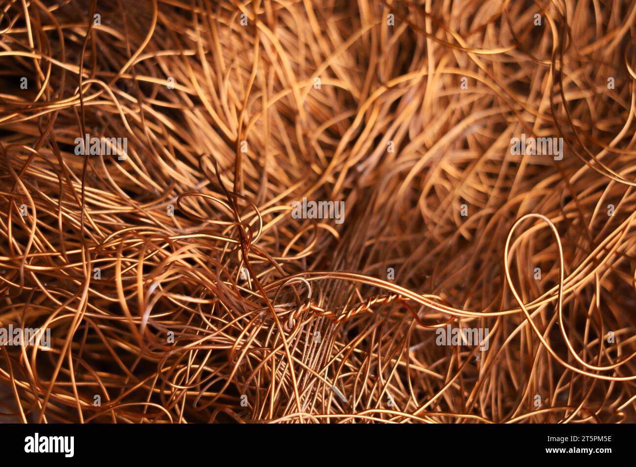 Metal wire texture. Industrial electician background, wallpaper. Color ...