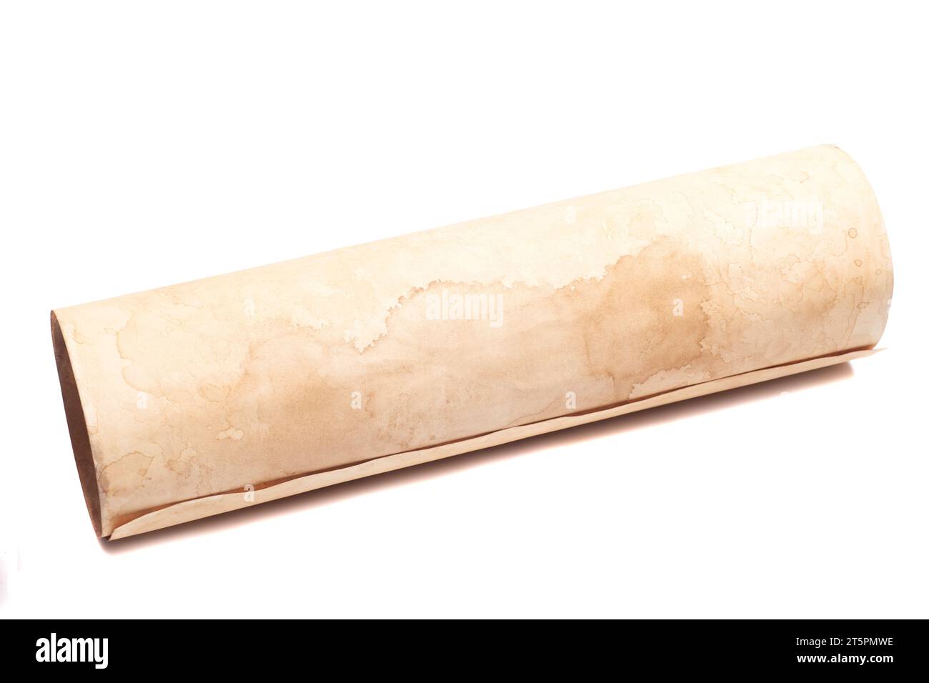 Rolled up map white paper hi-res stock photography and images - Alamy