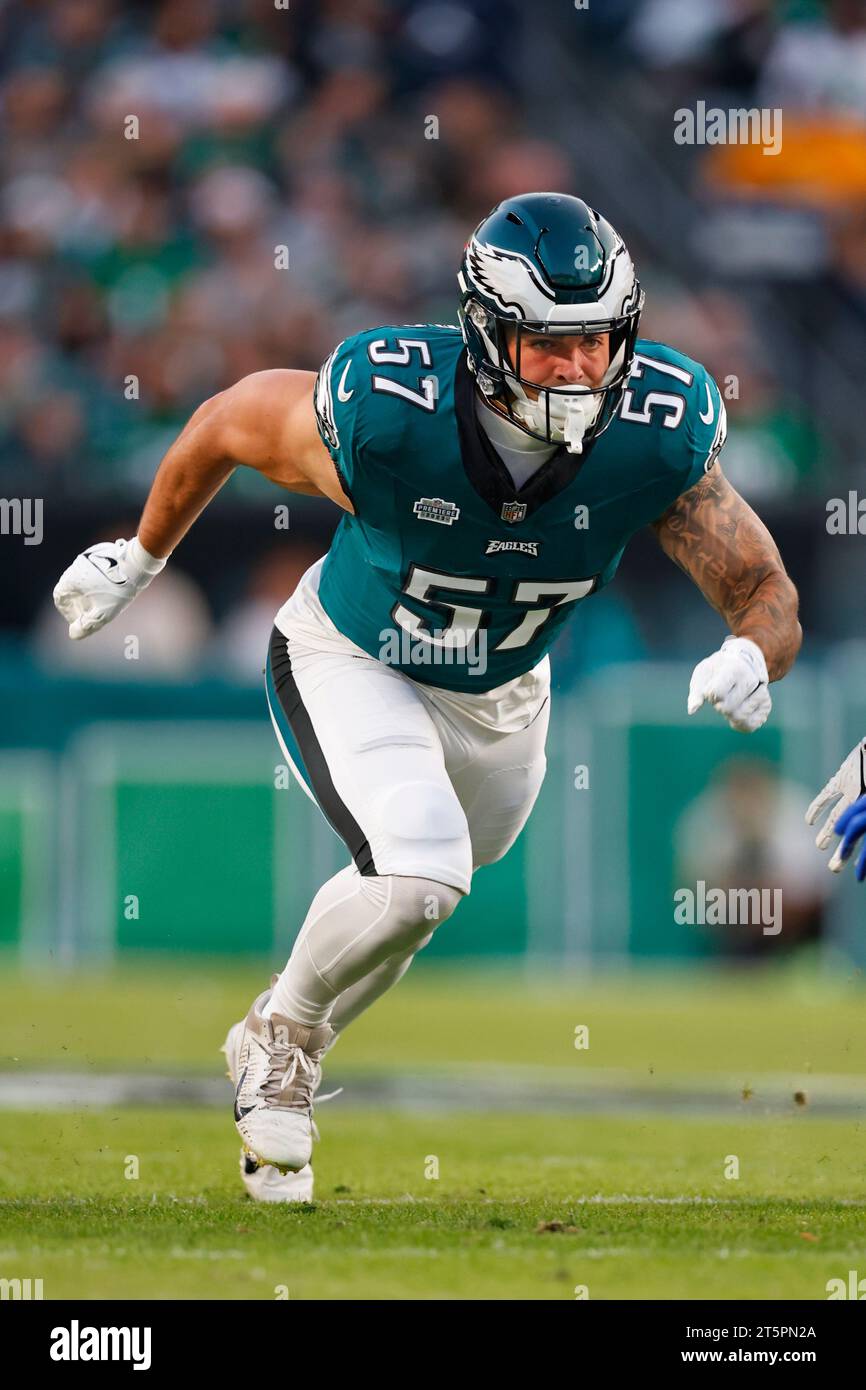 Philadelphia Eagles linebacker Ben VanSumeren (57) in action against ...