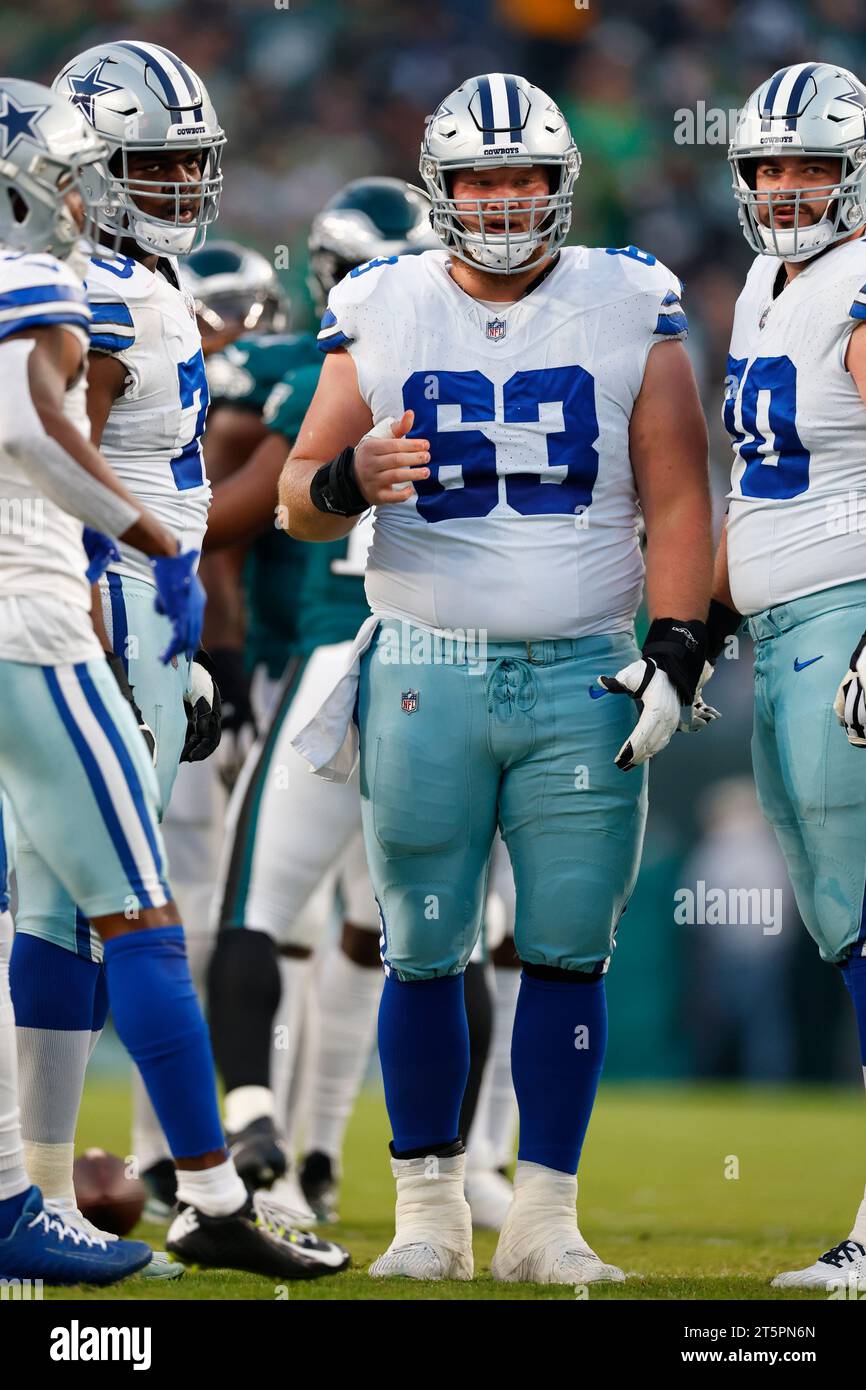 Dallas Cowboys center Tyler Biadasz (63) in action against the ...