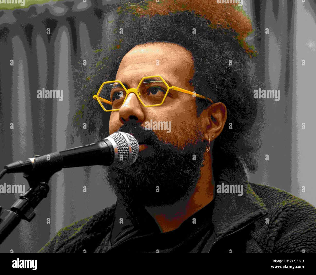 November 3, 2023, PASADENA, CALIFORNIA, USA: Reggie Watts shares his ...