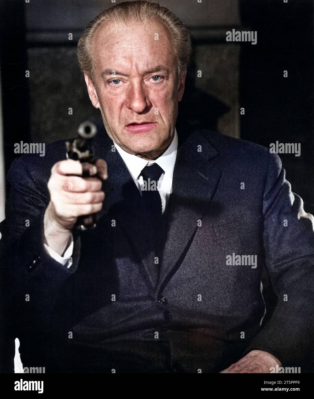 George Sanders, on-set of the film, "The Kremlin Letter", 20th Century ...