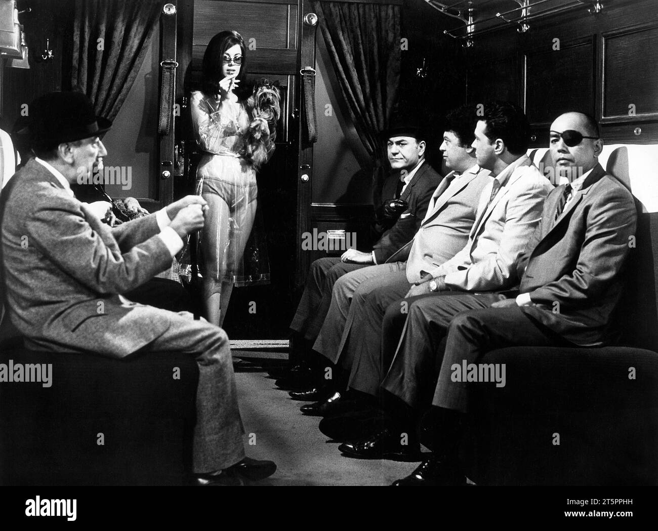 Marty Allen, Steve Rossi, on-set of the film, "The Last of the Secret Agents?", Paramount ...