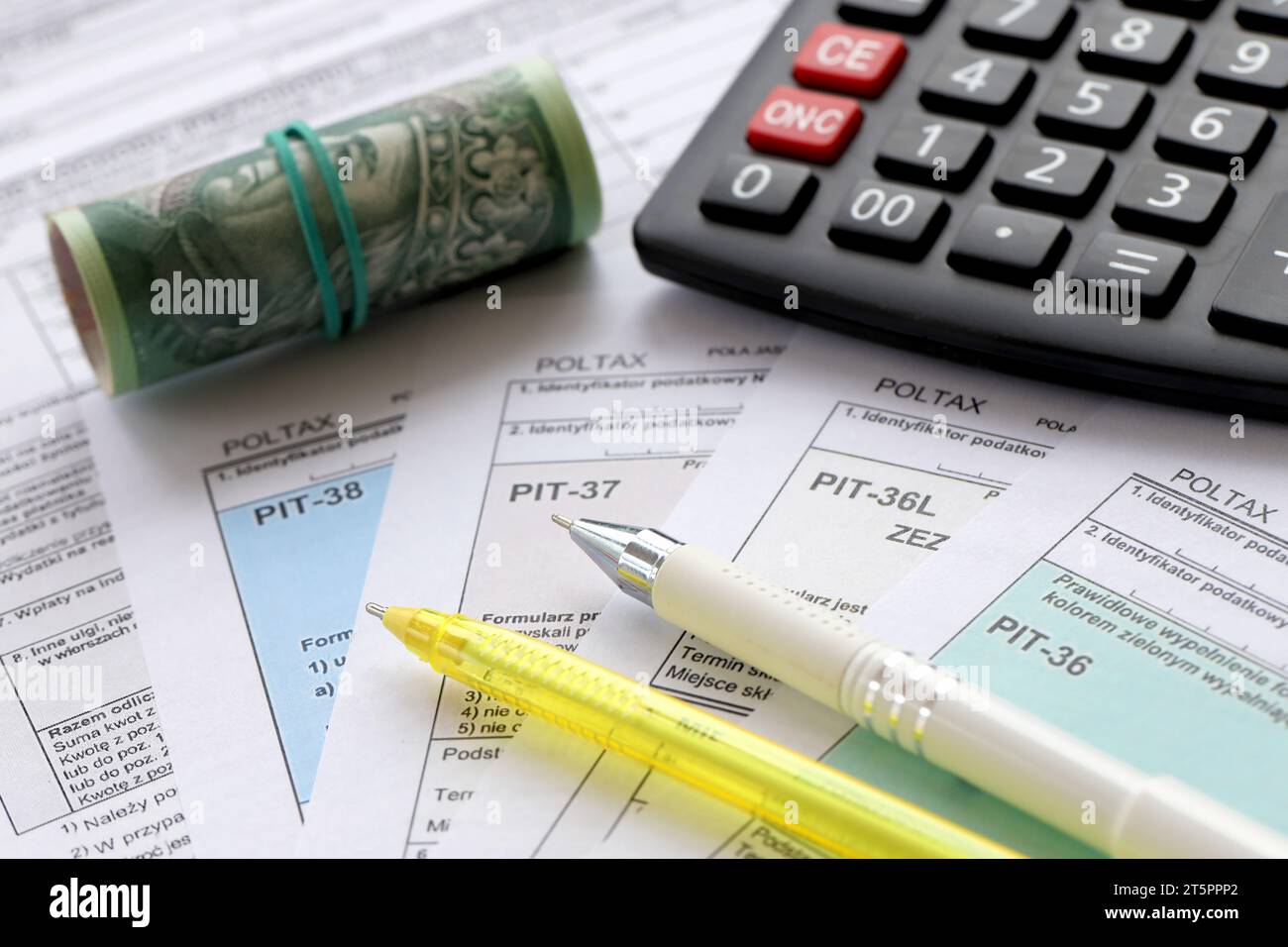 Declaration of the amount of earned income or incurred loss, PIT-36 ...