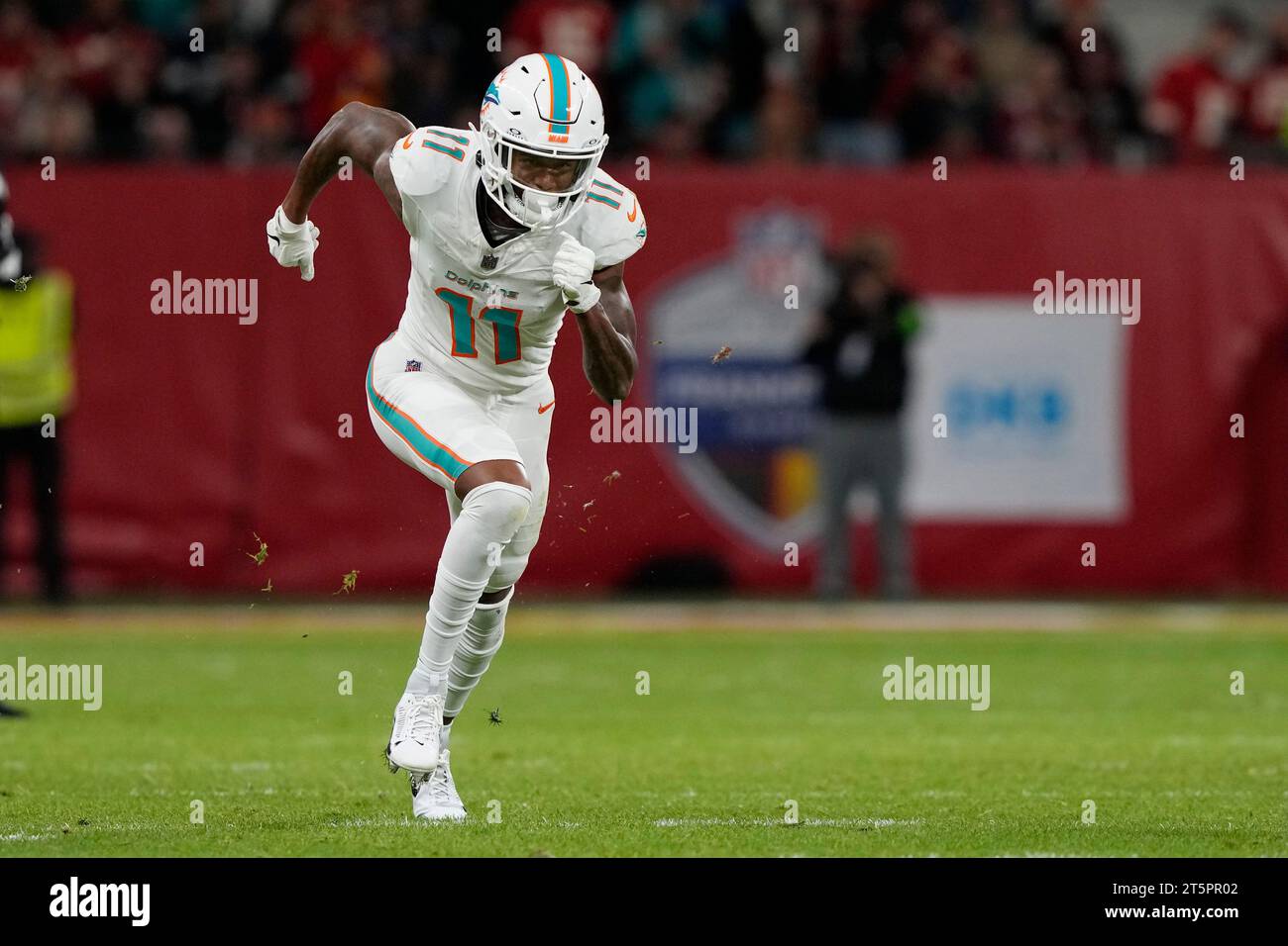 Miami Dolphins wide receiver Cedrick Wilson Jr. (11) runs a route ...