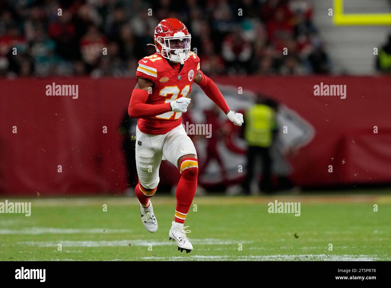 Kansas City Chiefs cornerback Nic Jones (31) in action during an NFL ...