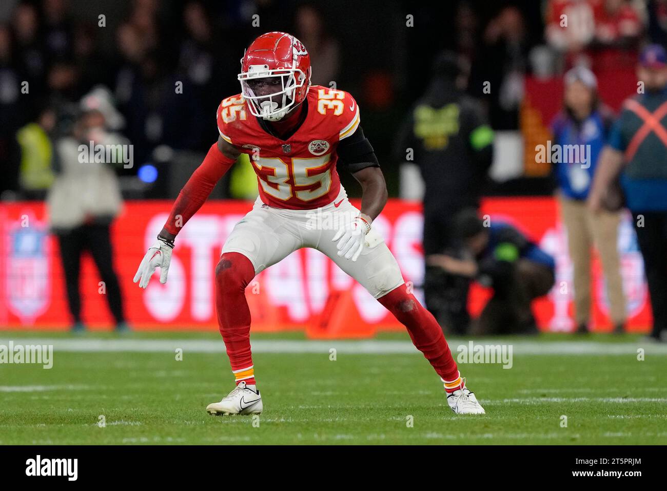 Kansas City Chiefs cornerback Jaylen Watson (35) in action during an ...