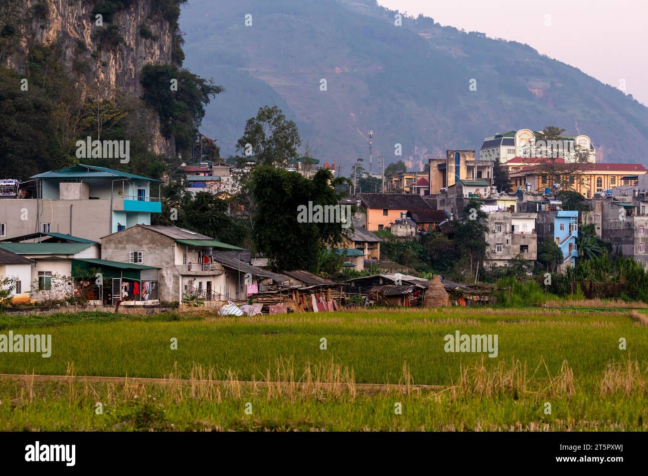 The City of Dong Van in Vietnam Stock Photo - Alamy