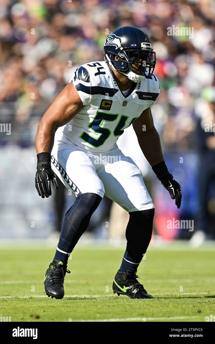 Seattle Seahawks linebacker Bobby Wagner (54) in action during the ...