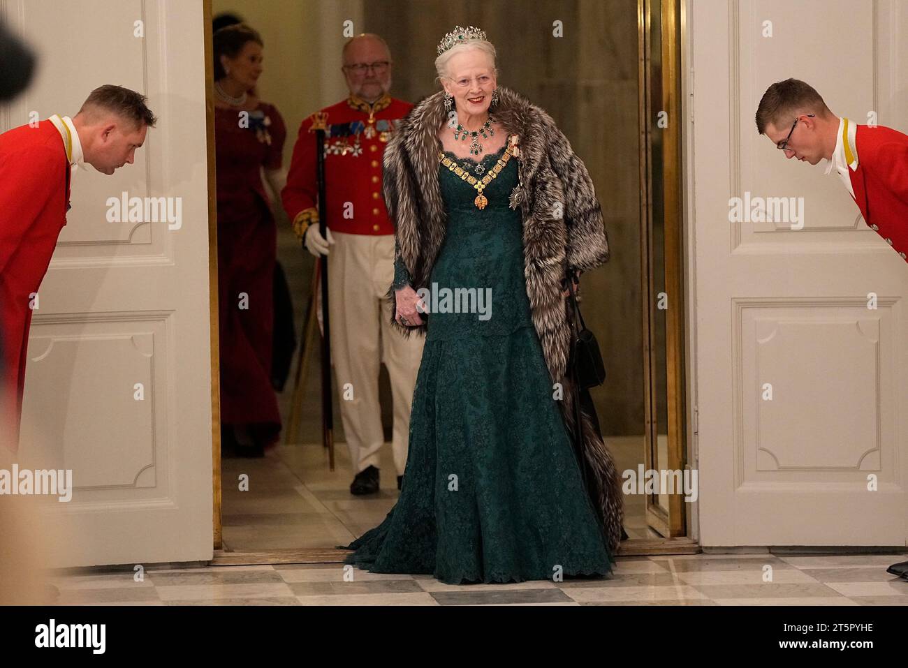 Copenhagen, Denmark. 06th Nov, 2023. Queen Margrethe. State Banquet at ...