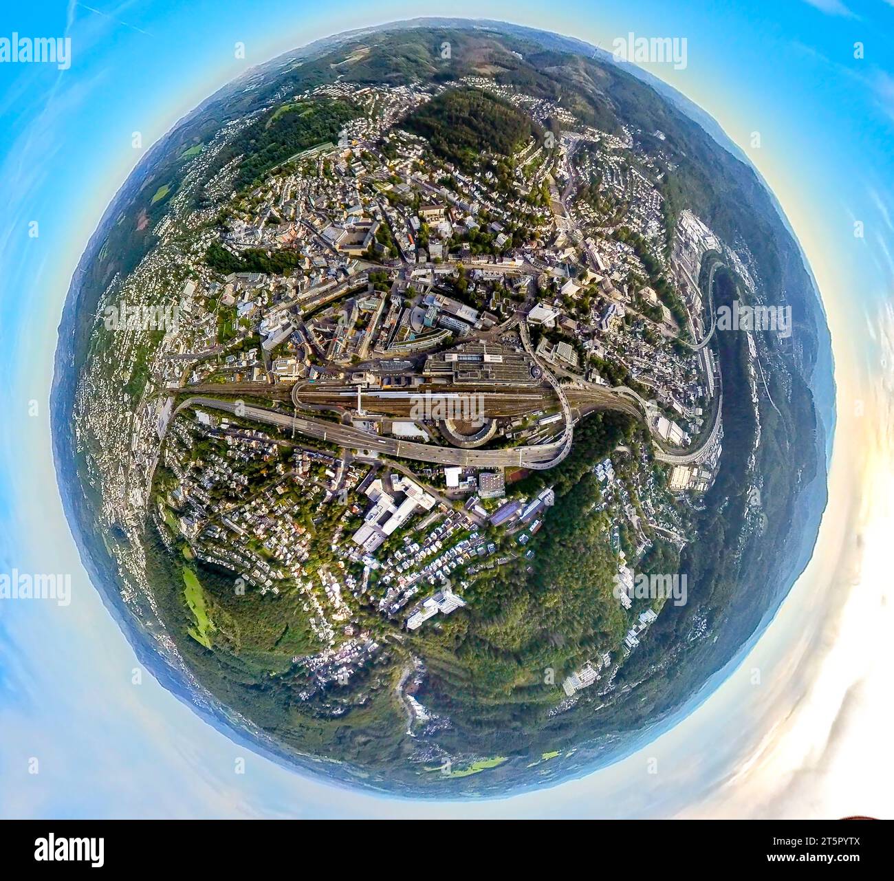 Aerial birds eye shot main hi-res stock photography and images - Alamy