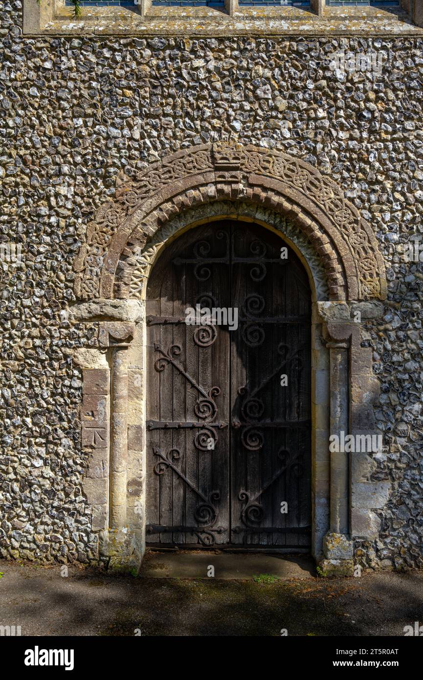 St Michael and All Angels Parish Church, Throwley Stock Photo - Alamy