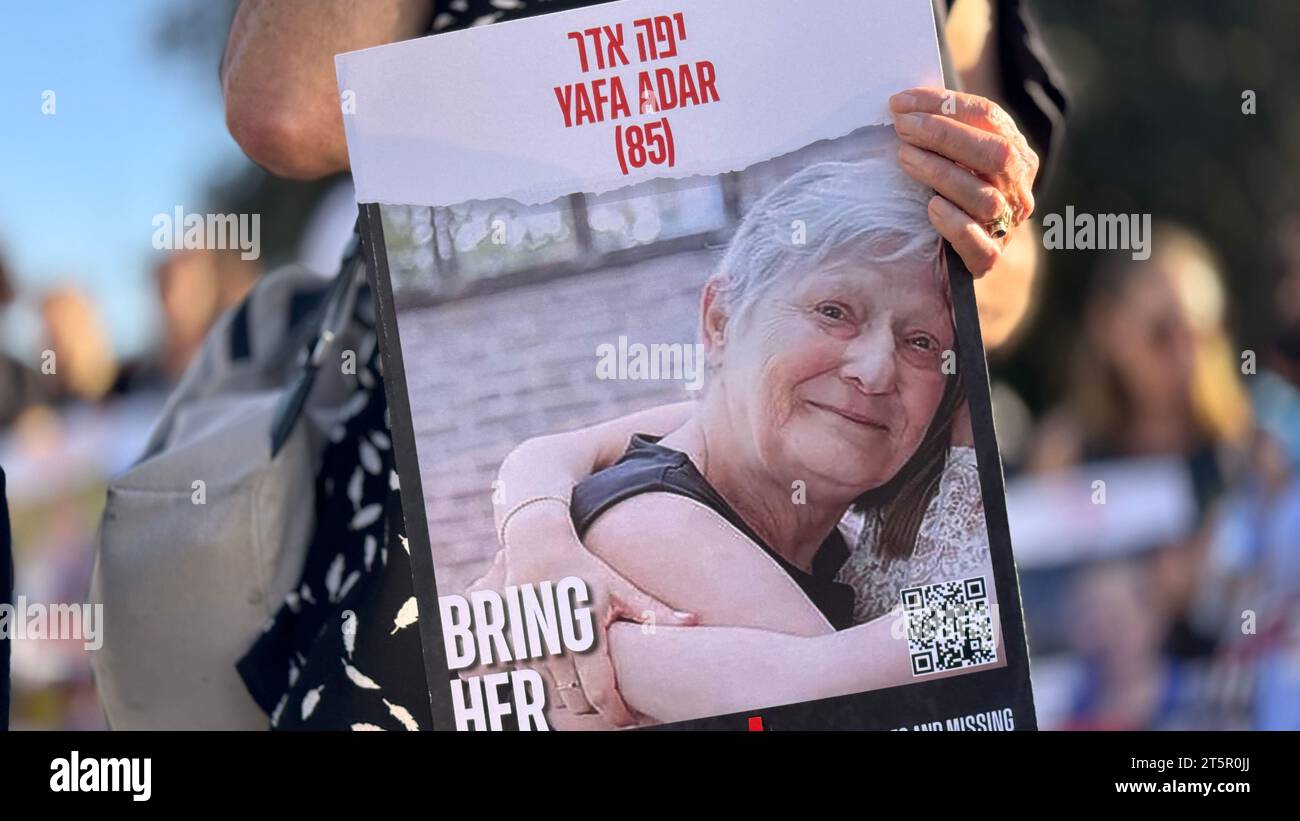 Relatives and friends of those kidnapped during the October 7 Hamas ...