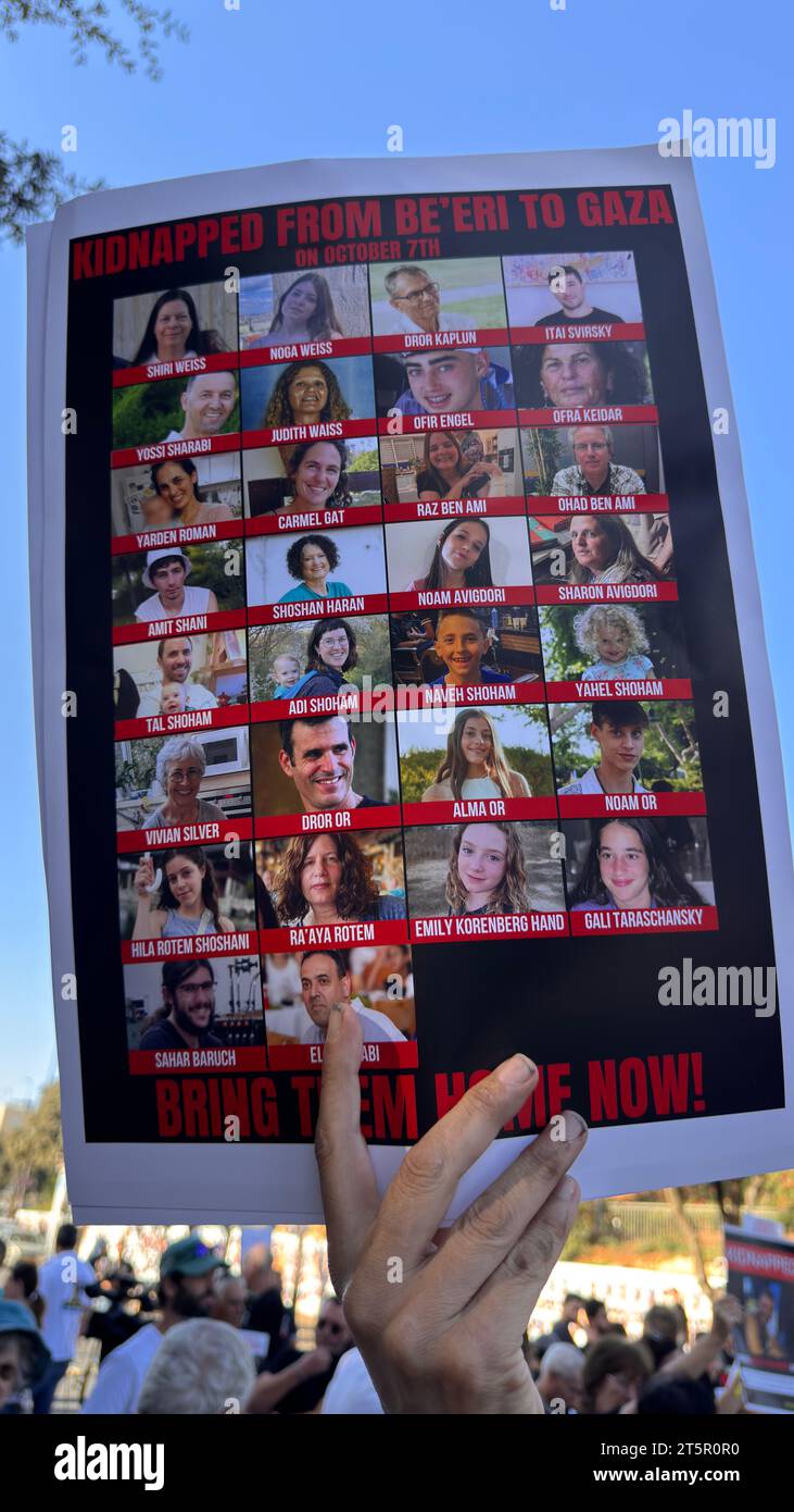 Relatives and friends of those kidnapped during the October 7 Hamas ...