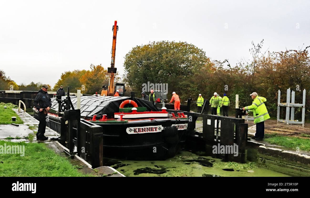 Following the completion of repair work on the Wigan locks on the L and ...