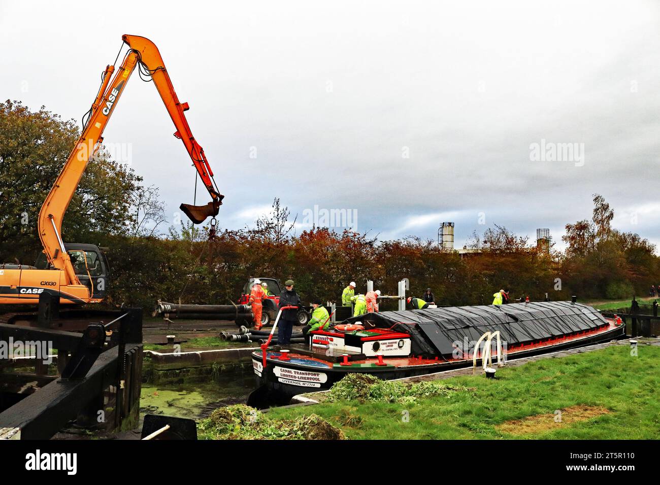 Following completion of the repair work on lock 69 of the Wigan locks ...