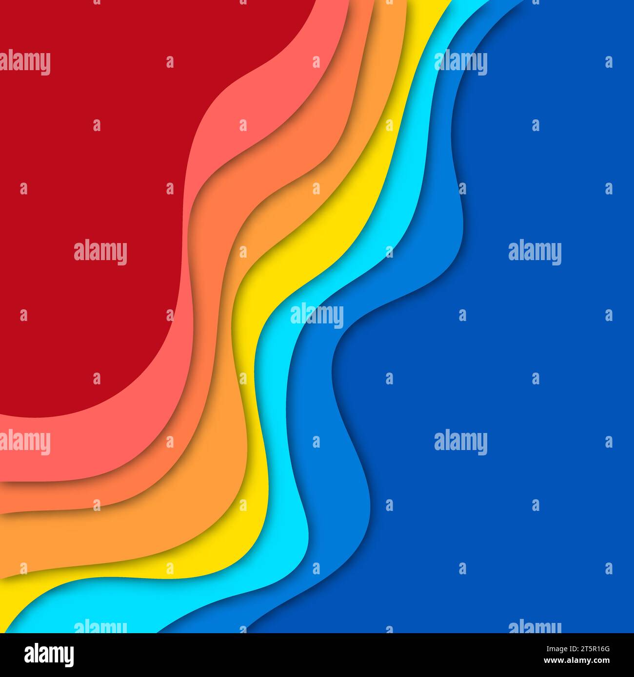 Colorful abstract paper cut template background. For book cover or ...
