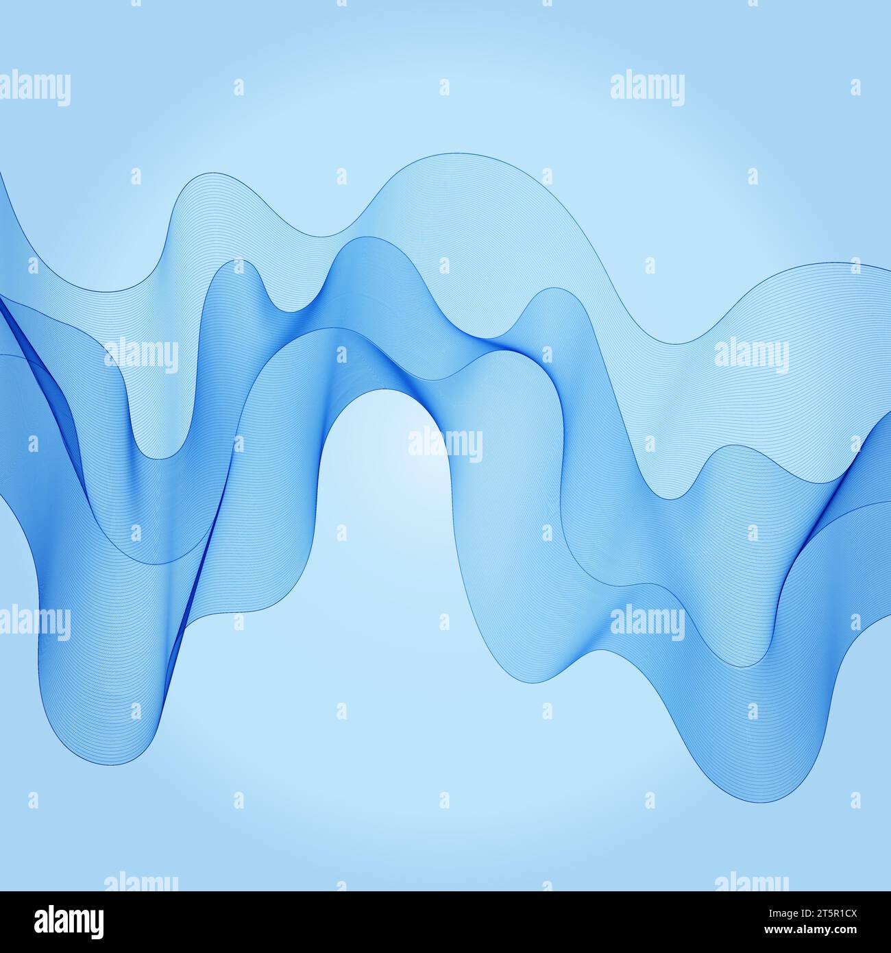 Blue abstract blue wave. Vector background for presentation Stock Photo ...