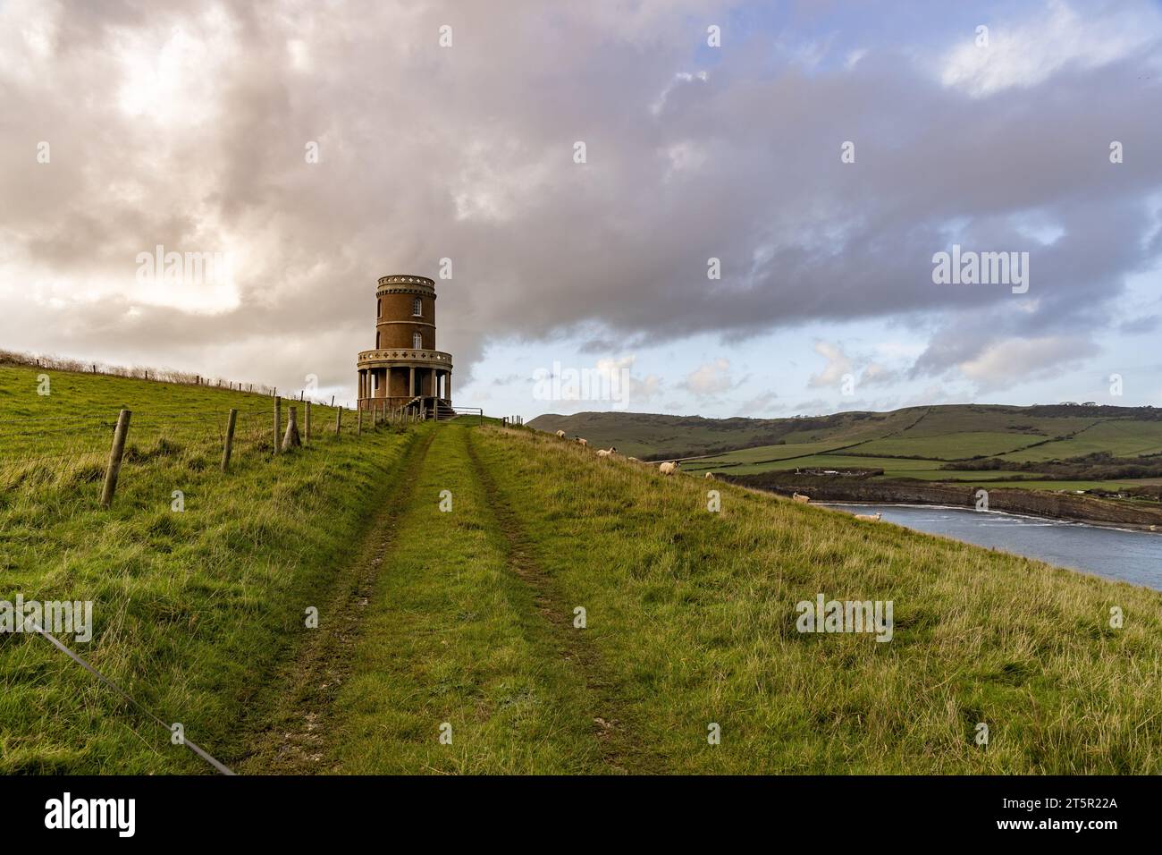 Clavell tower folly landmark trust Around Smedmore House Kimmeridge Bay ...