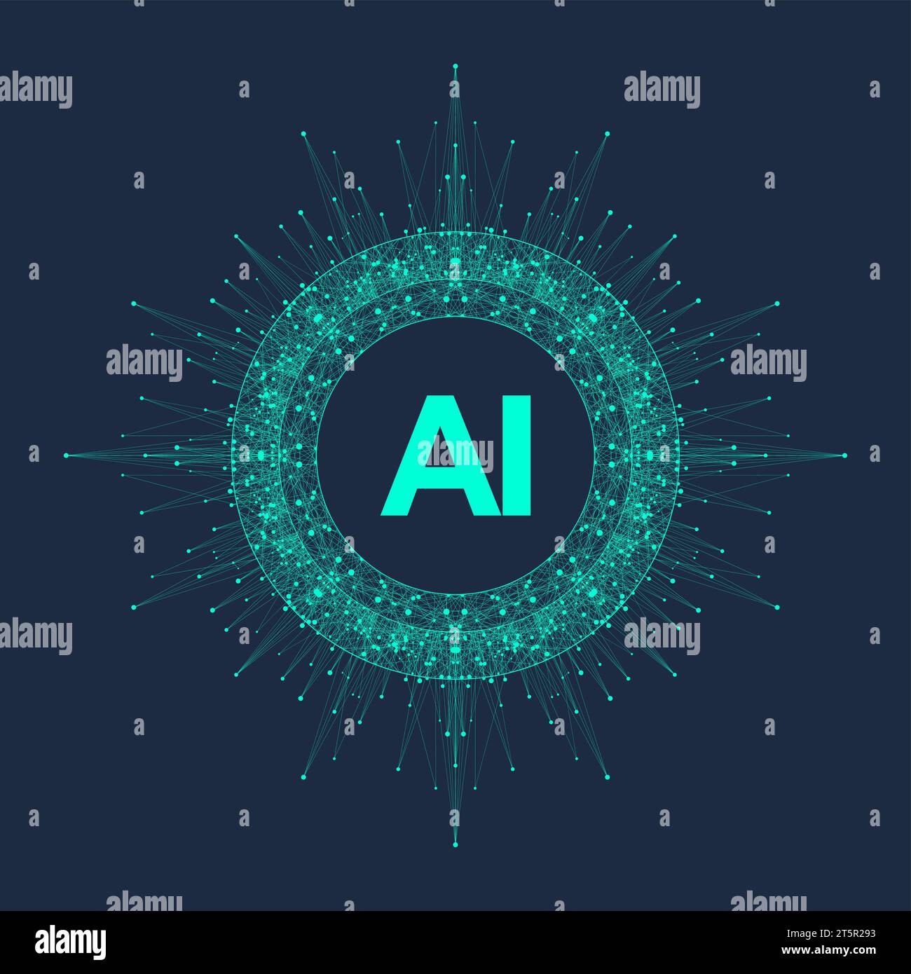 Artificial Intelligence. Future Tech Logo AI. Artificial Intelligence ...