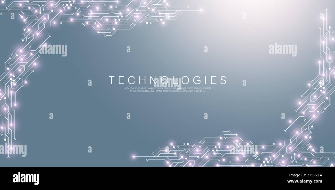 Electronic texture for computer technology. Engineering background ...