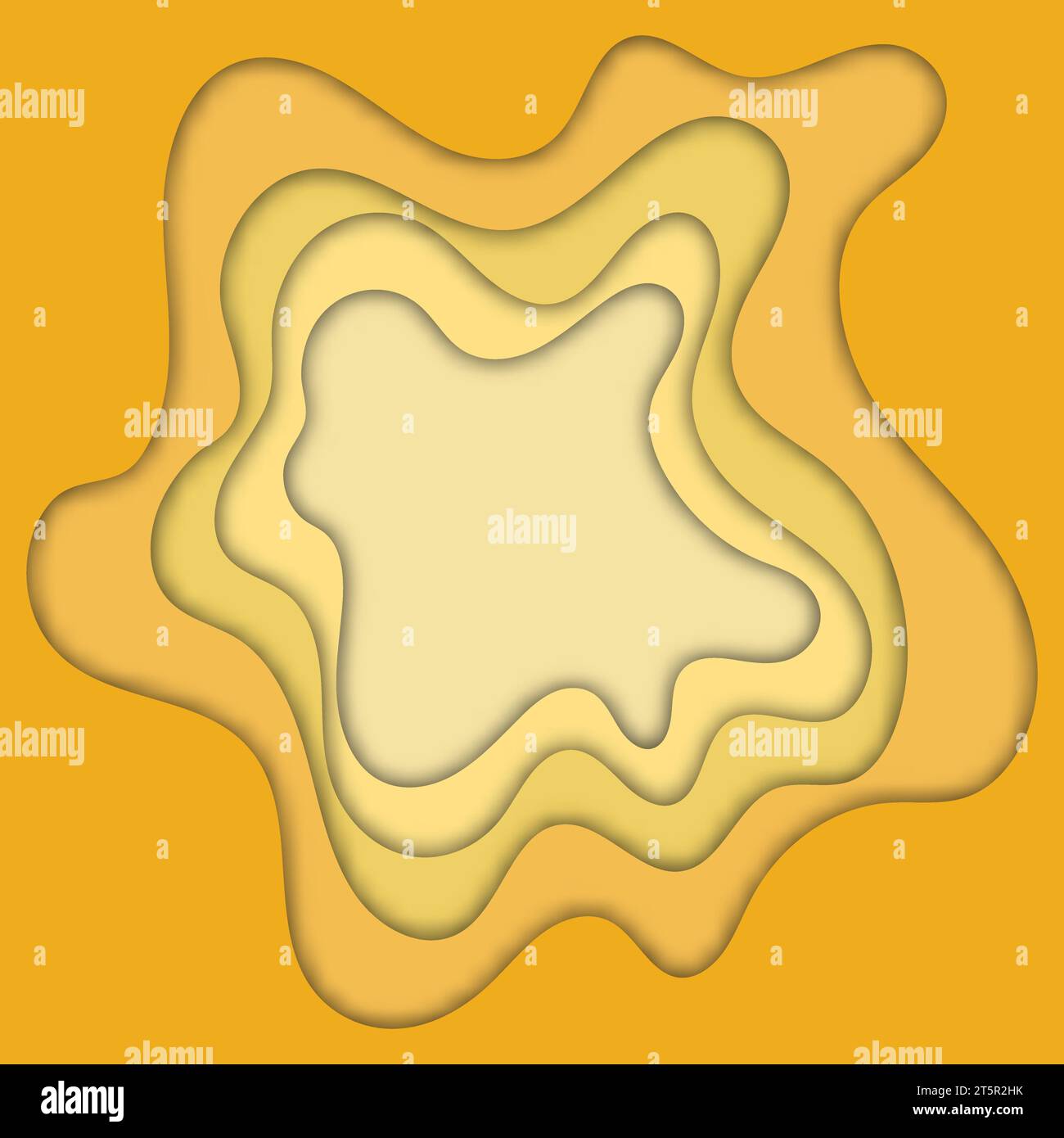 Wavy shapes, lines, curvilinear multi-colored stripes. Abstract ...