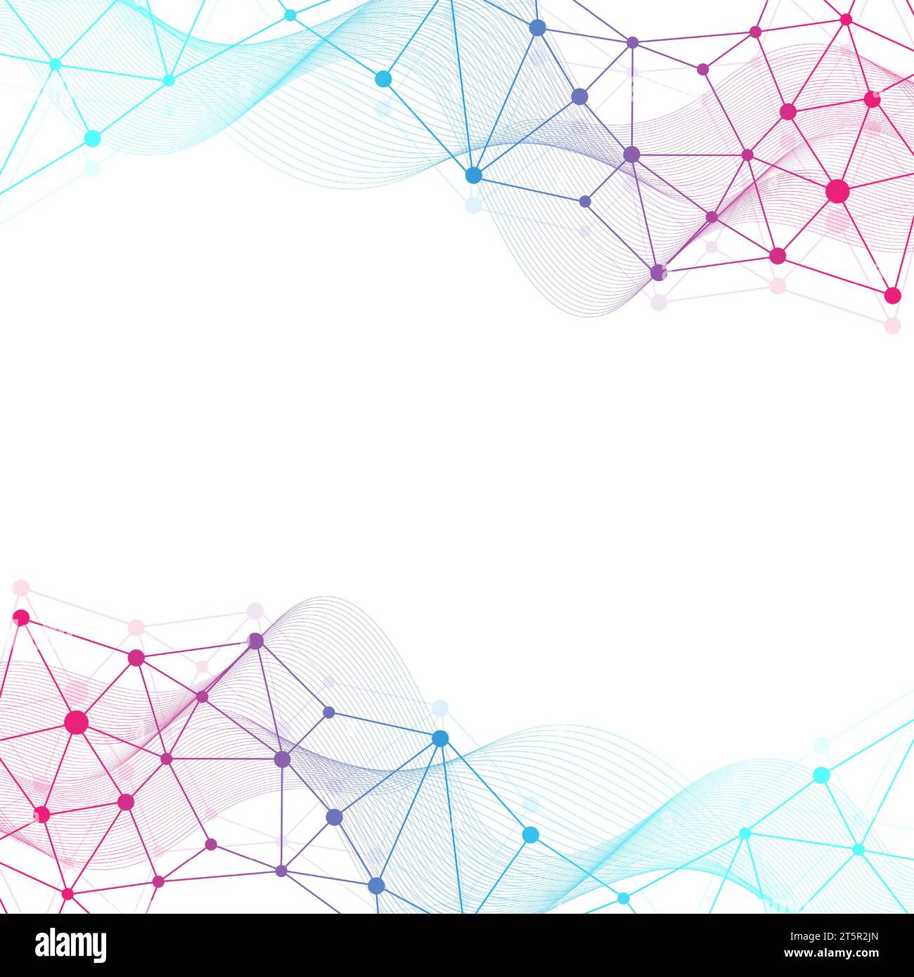 Molecular abstract structure background. Scientific vector illustration ...