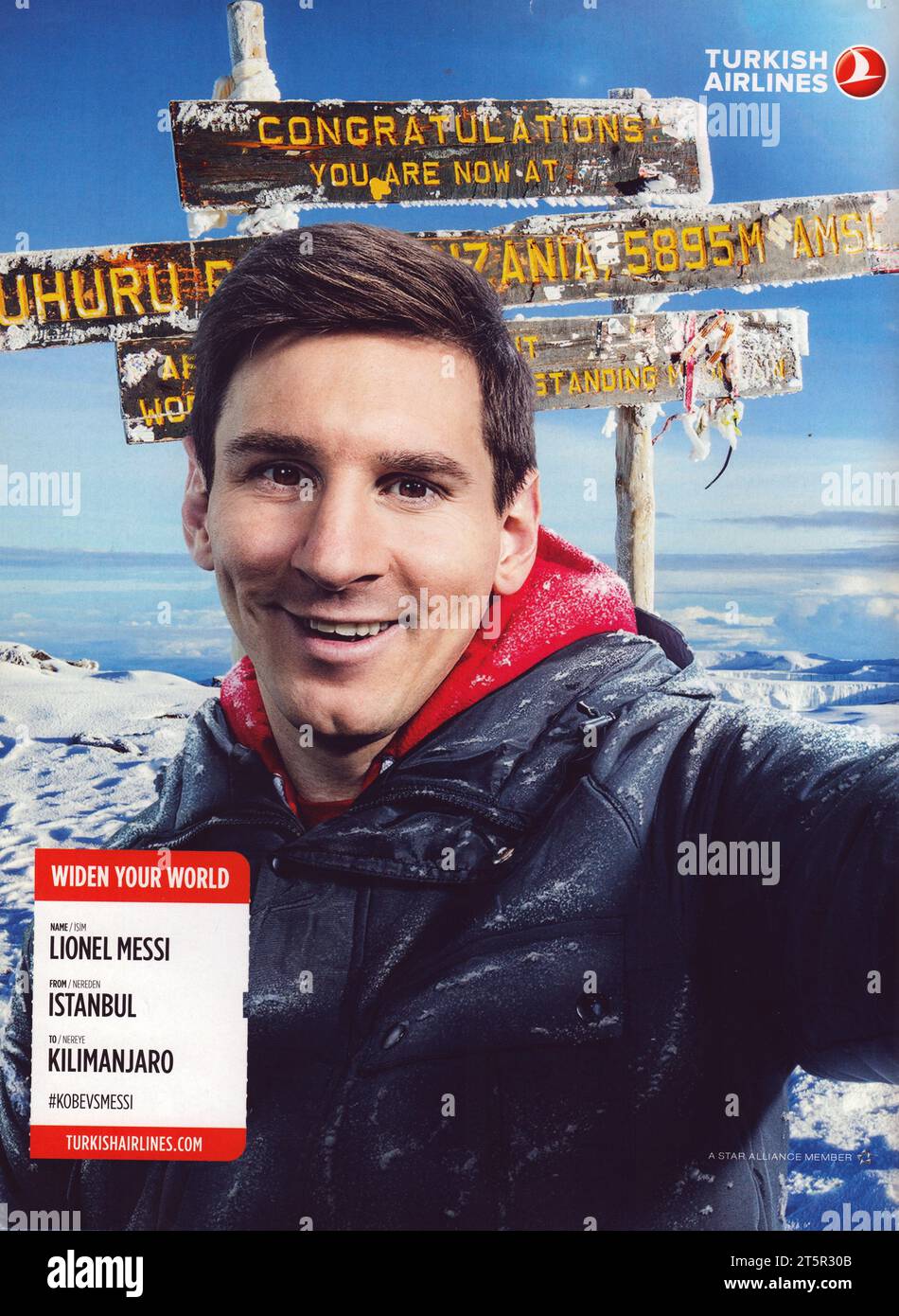 Turkish Airlines advertisement with Lionel Messi, Lionel Messi ...