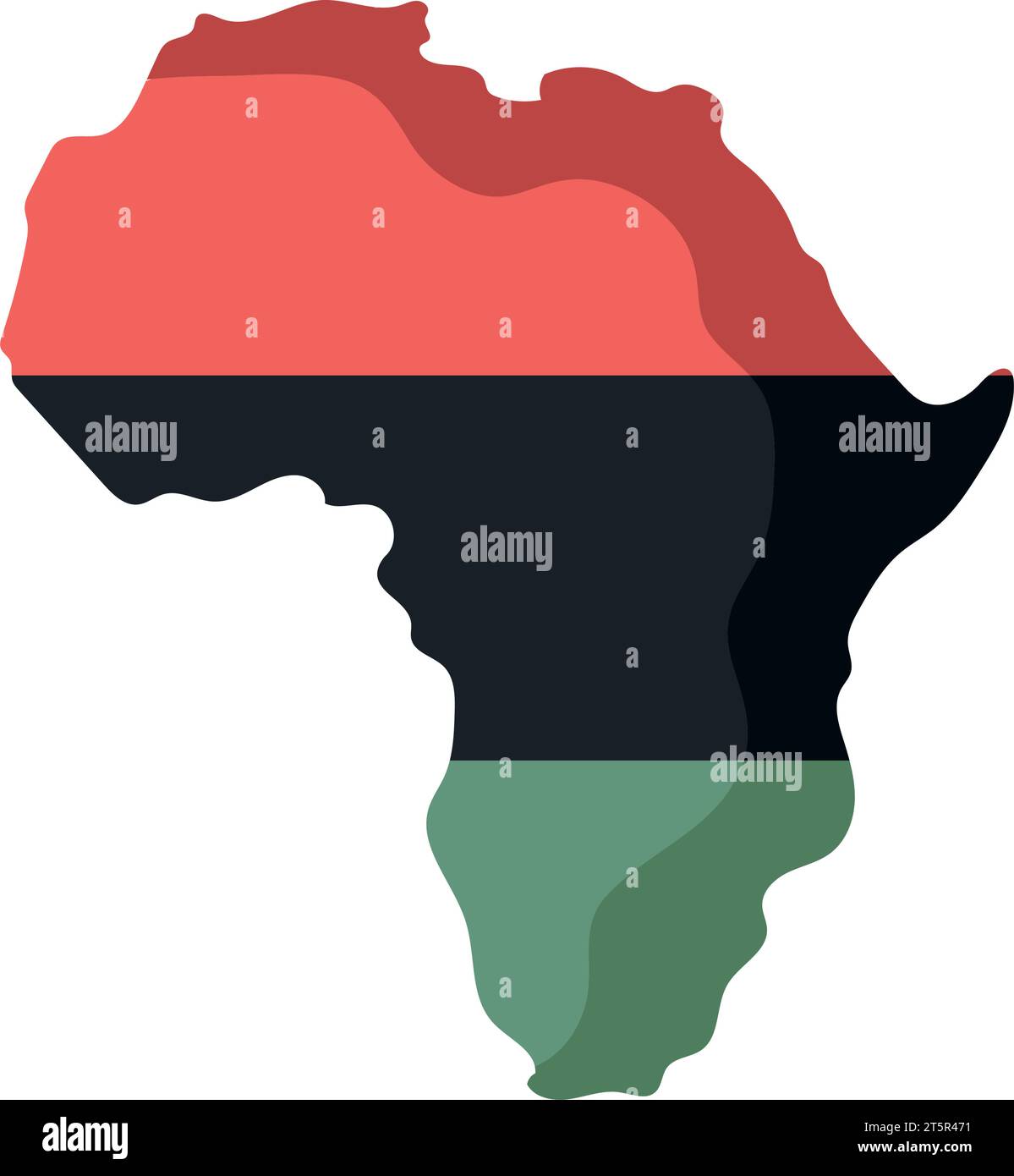 panafrican map illustration vector isolated Stock Vector Image & Art ...