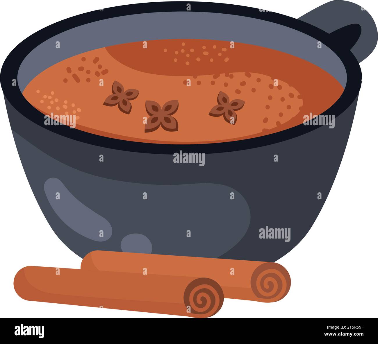 indian masala tea vector isolated Stock Vector Image & Art - Alamy