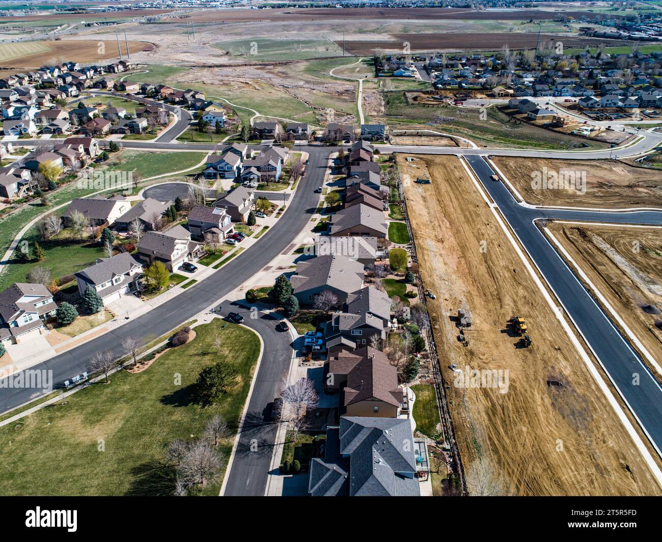 Colorado new home construction housing inventory investment Stock Photo ...