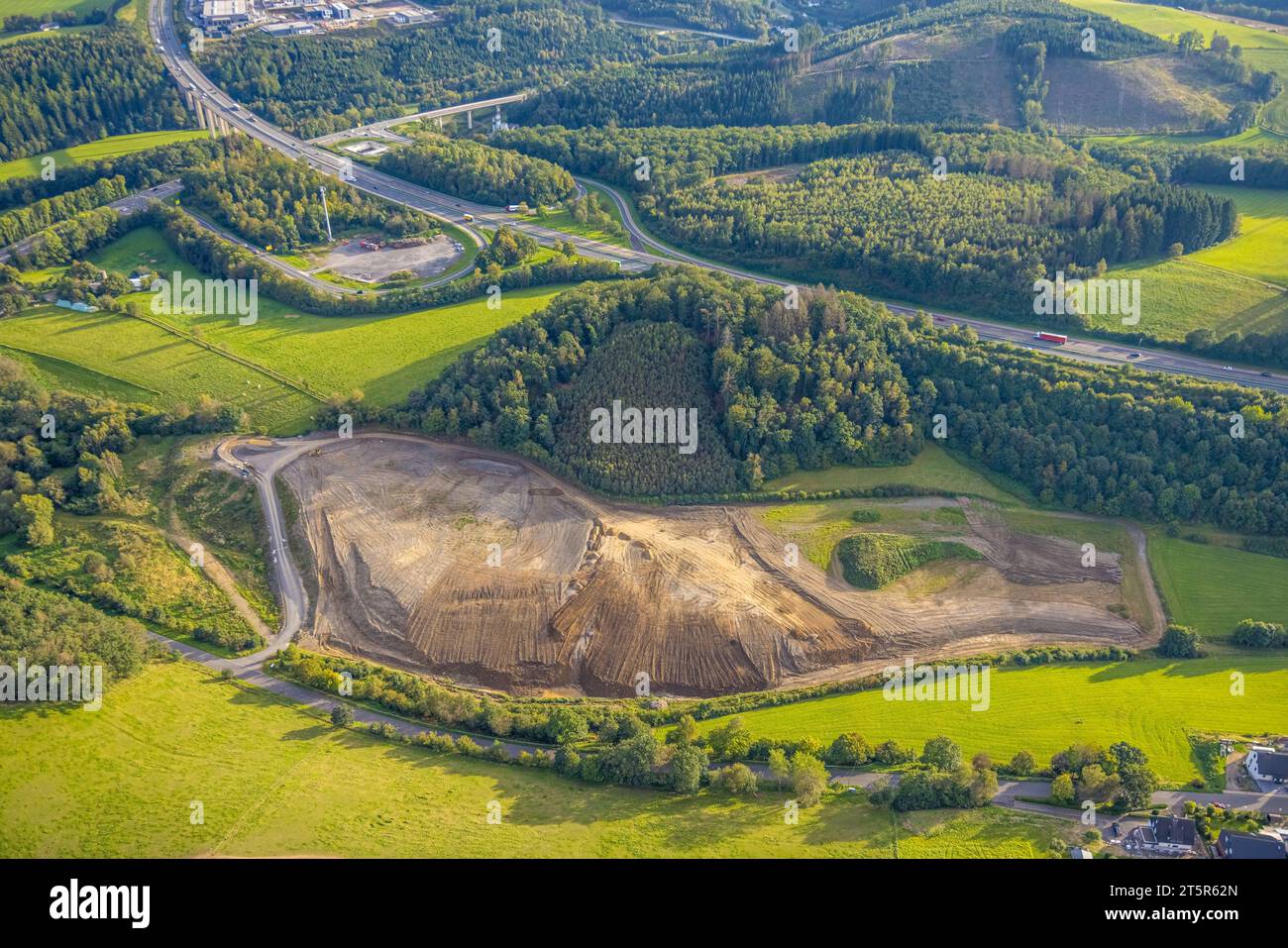 Construction area on biggeseestrasse hi-res stock photography and ...