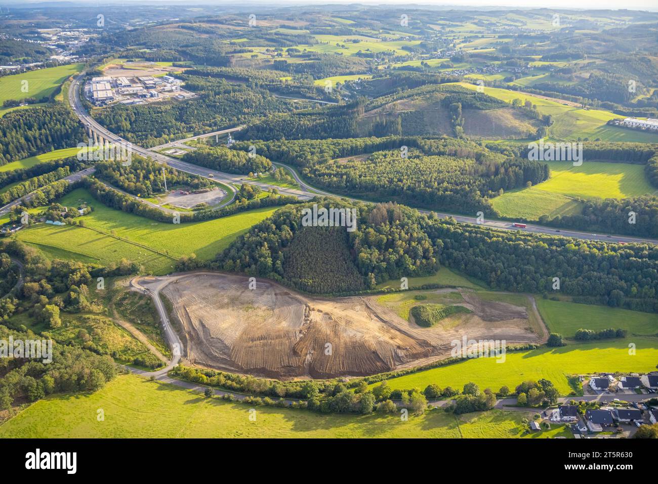 Construction area on biggeseestrasse hi-res stock photography and ...