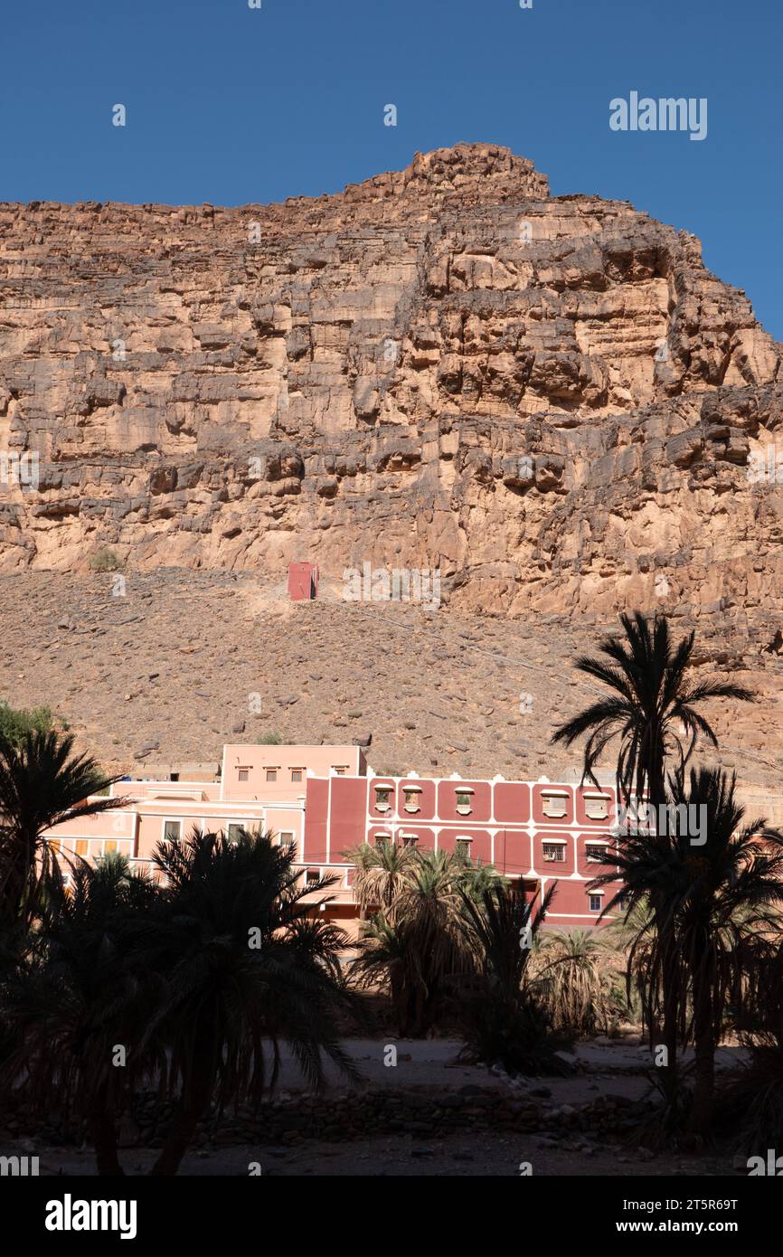 view at the famous gorge of Amtoudi in Southern Maroc Stock Photo - Alamy