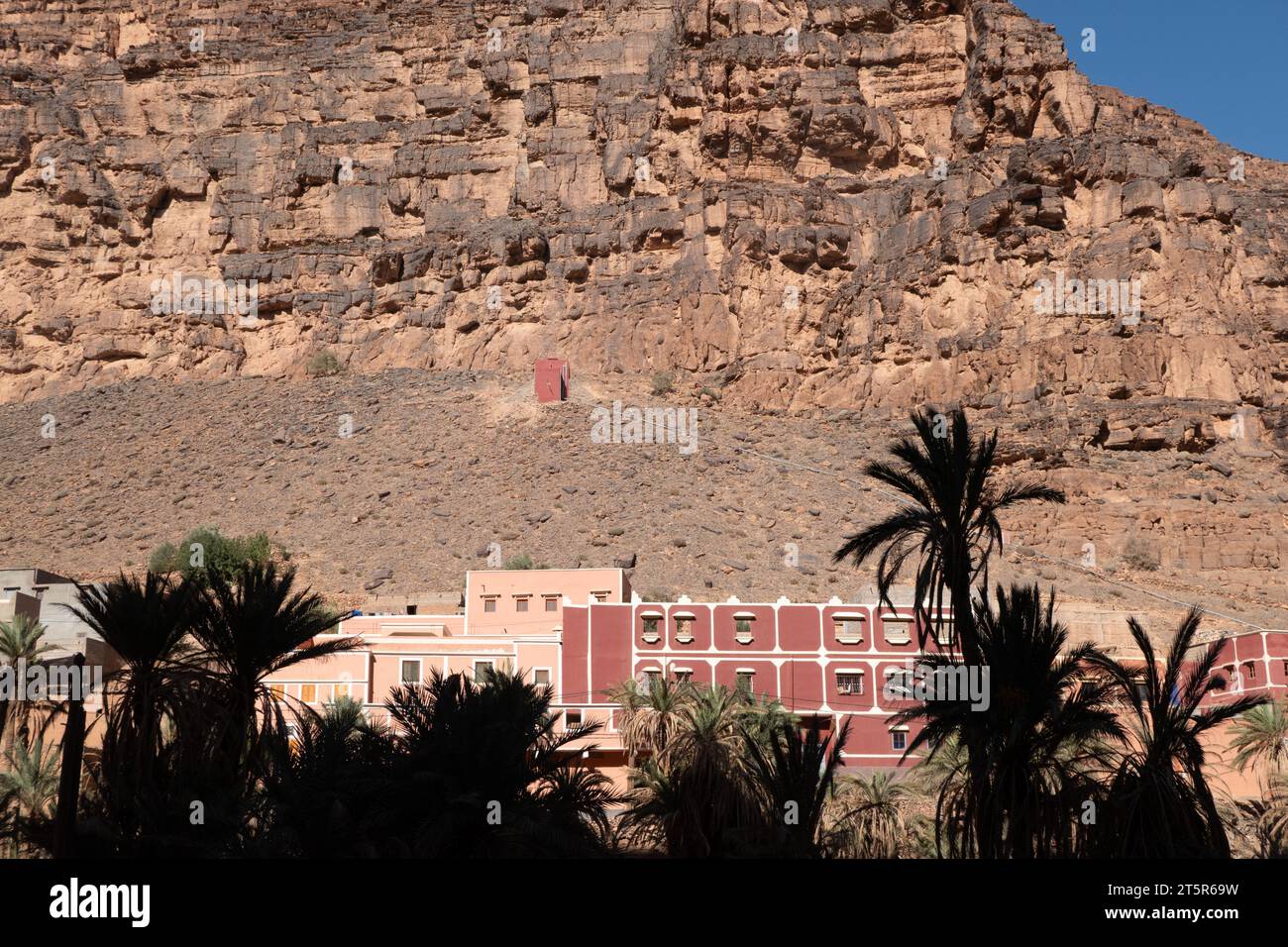 view at the famous gorge of Amtoudi in Southern Maroc Stock Photo - Alamy